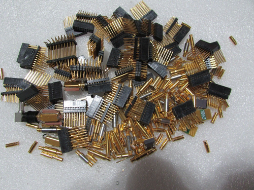 220 Grams High Grade Gold Pins and Few RF Connectors For Scrap Gold ...