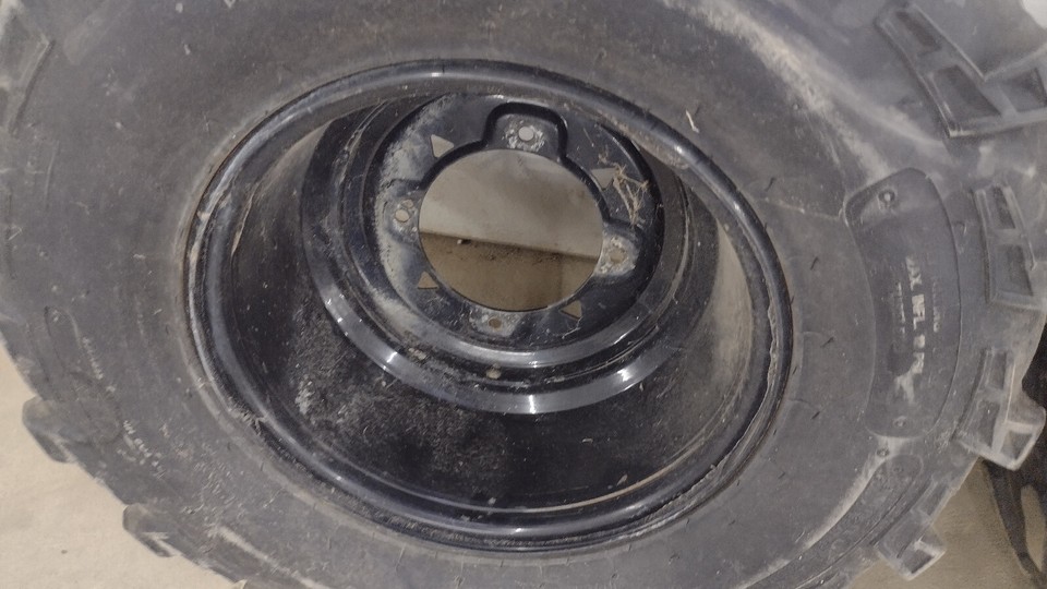 Polaris Ranger Sportsman 500 600 700 800 12x8 Wheel Rim Rear (Black ...