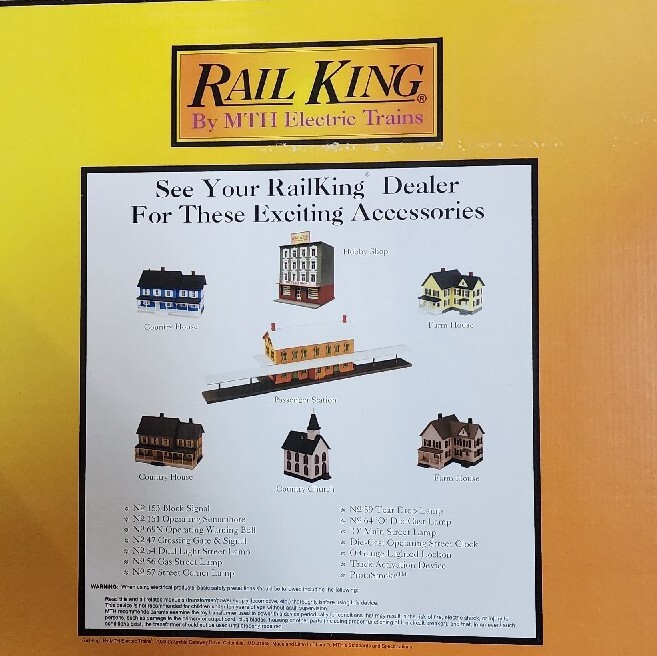 Rail King By MTH O Scale 30-9005 Passenger Station w/ Dual Platform ...