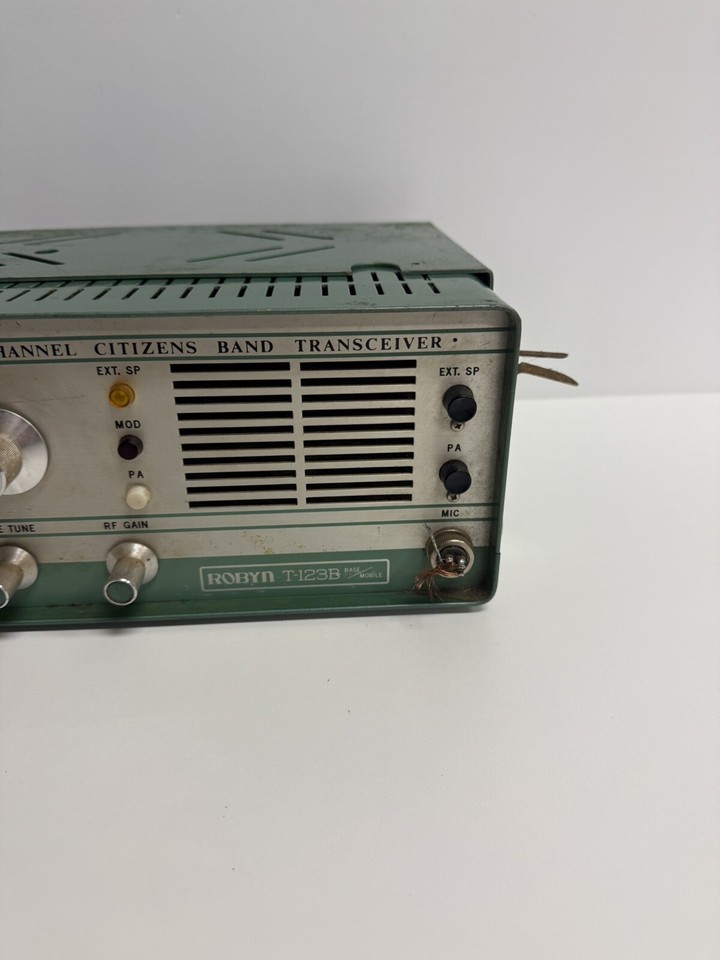 Robyn T-123B 23 Channel CB Radio with Microphone Power Untested | eBay