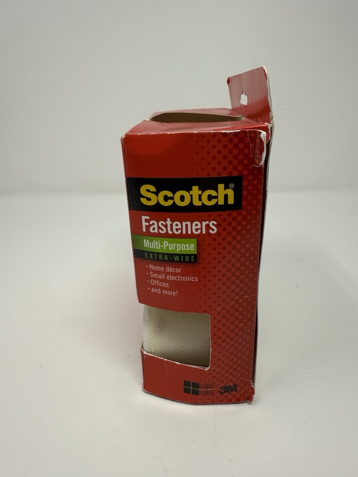 Scotch Multi-Purpose Fasteners Strips Extra Wide 2" x 10' Fastener ...