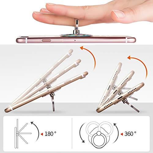 Three Pack Cell Phone Ring Holder, 360°Rotation Finger Ring Stand Grip ...