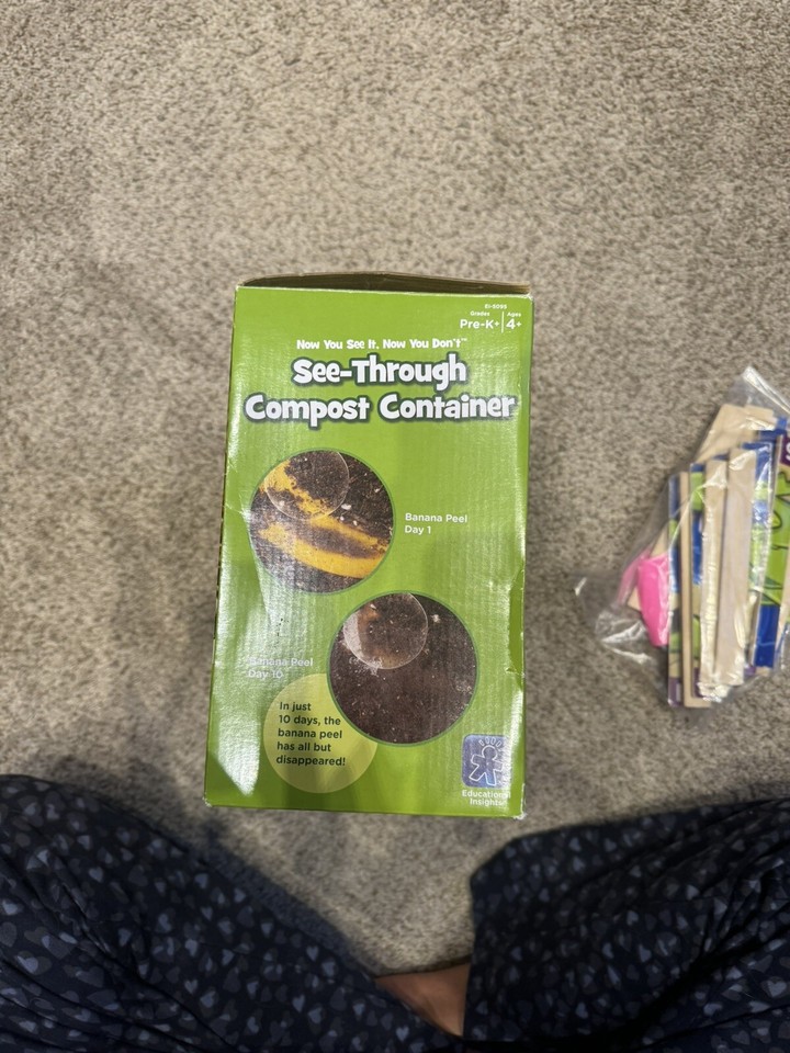 See-through Compost Container • 4 Yrs+ • Science Teaching Aid ...