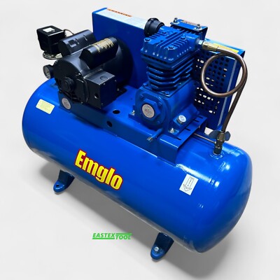 JENNY EMGLO K15S-30S COMPRESSOR , 30 GALLON, TANK MOUNTED 1-1/2 HP | eBay