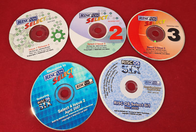 Set Di 6 Risc OS Scegli CD Roms per Ghianda Incluso 6.20 | eBay