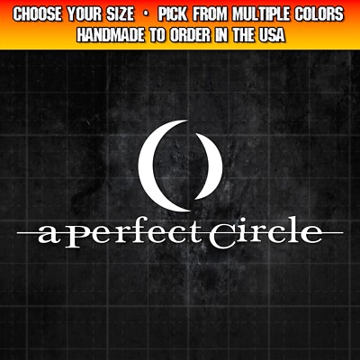 A Perfect Circle Decal for Cars, Trucks, Laptops - Rock Music Decal ...