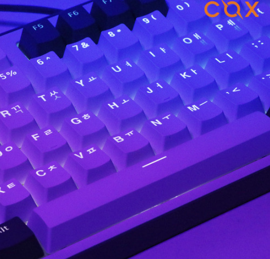 COX CK01 TKL Mechanical Tenkeyless Gaming Keyboard with Cherry MX Red ...