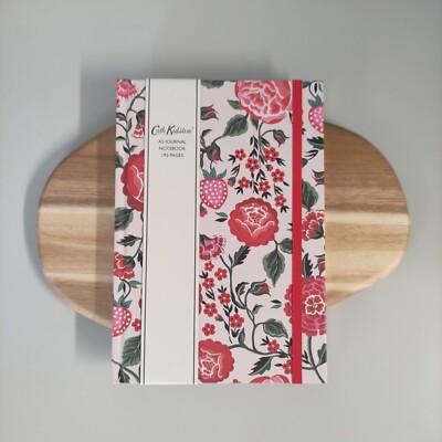 Cath Kidston - Hardback Notebook - Red Strawberry & Floral Print | eBay UK