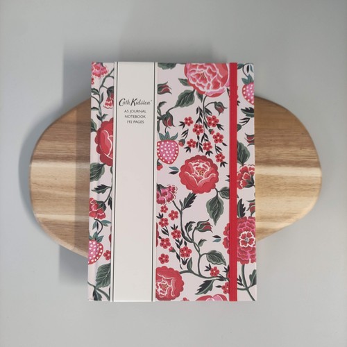 Cath Kidston - Hardback Notebook - Red Strawberry & Floral Print | eBay UK