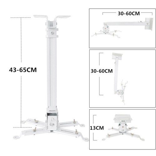 Universal Full HD Projector Bracket Ceiling Mount Wall Holder Hanging ...