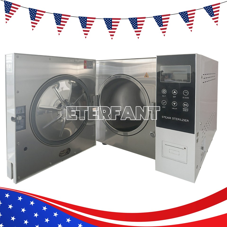 18L Class B Dental Autoclave Vacuum Steam Sterilizer Sterilization ...