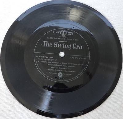 Time Life Records-"The Swing Era" Soft Vinyl Record 33 1/3 RPM | eBay