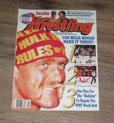 Inside Wrestling 1991 magazine HULK HOGAN Stan Hansen STING Rick Martel ...