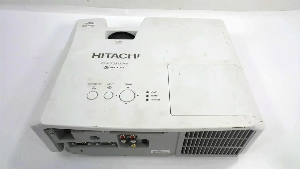 Hitachi CP-X2515WN HDMI 3LCD Projector 2700 ANSI Lumens- Lamp: 270 ...