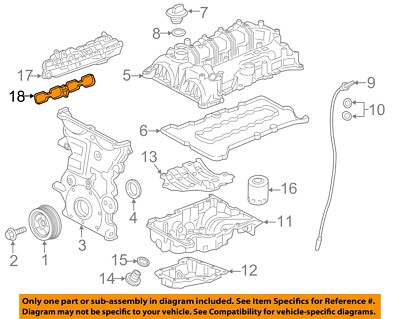 GM OEM 16-24 Cruze EngineTransaxle Engine Parts-Intake Manifold Gasket ...