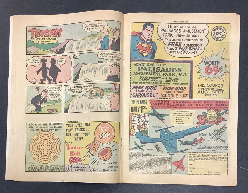 ACTION COMICS #303 336 SILVER AGE SUPERMAN COMIC BOOK LOT EARLY ...