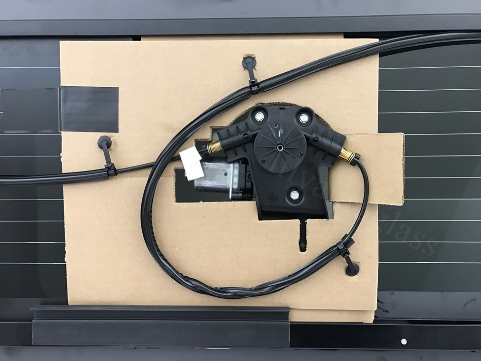 Fits 2017-2025 Ford F250 F350 F450 F550 Power Slider Back Window Glass ...