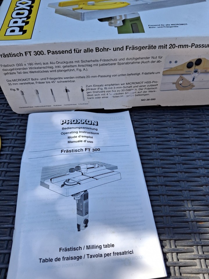 Proxxon Ft300 Milling Table | eBay UK