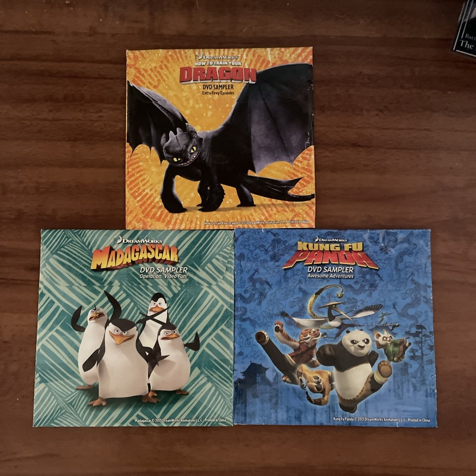 General Mills Dreamworks Sample DVDs Lot of 3 (Rare) | eBay