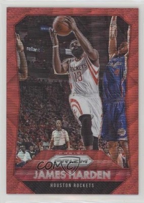 2015-16 Panini Prizm Ruby Wave Prizm /350 James Harden #213 | eBay