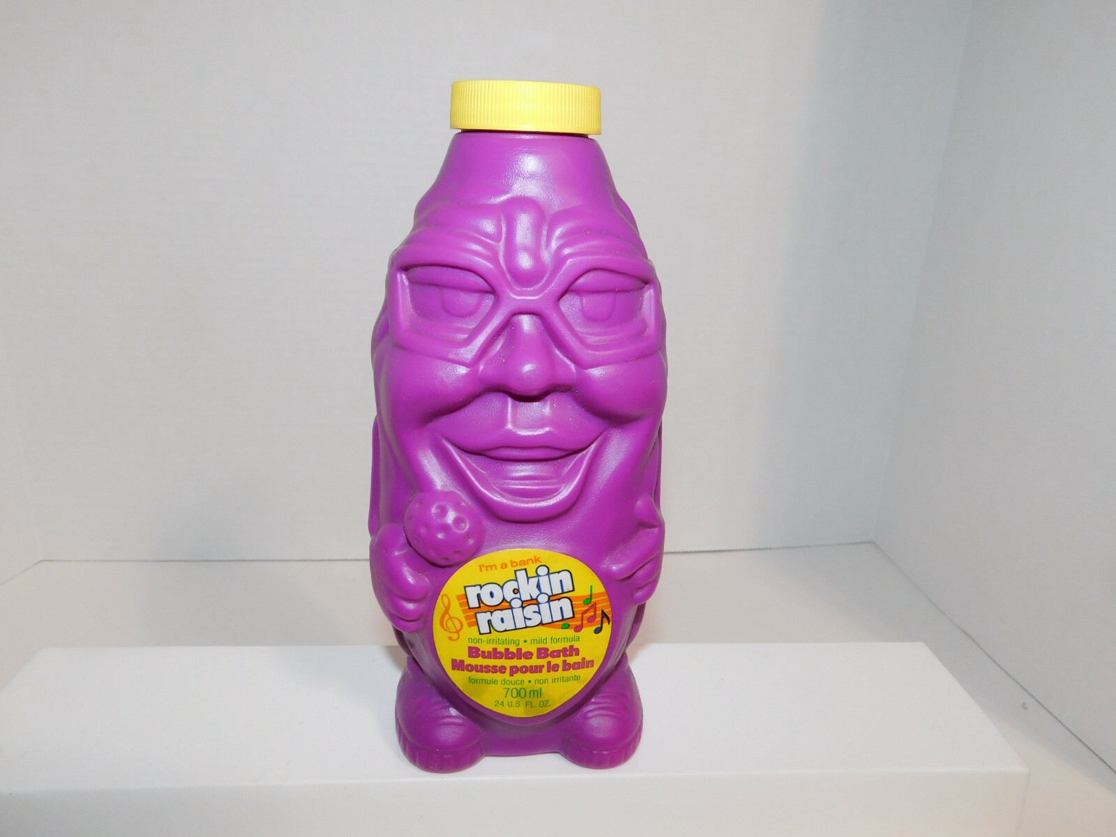 Vintage California Raisins "rockin Raisin" Bank Bubble Bath Empty for ...