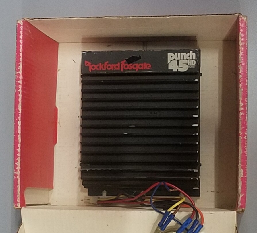 Rockford Fosgate Punch 45hd Amp Old School 45 Amplifier for sale online ...