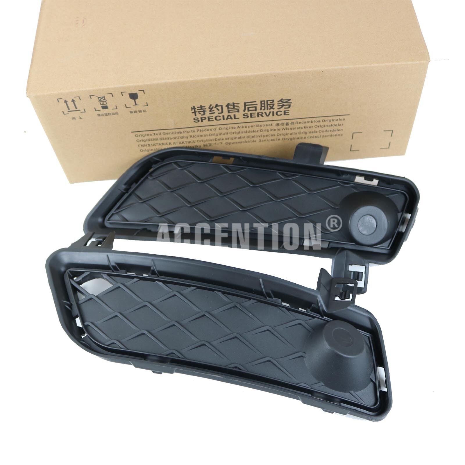 Front Bumper Grille Fog Light Grille 51117210469 / 470 For BMW X3 F25 ...