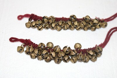 Vintage India Corded Brass Ghungroo Dance Bells | eBay