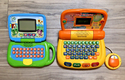 Vtech Tote 'n Go Laptop Mouse & LeapFrog Kids Alphabet Leaptop Computer ...