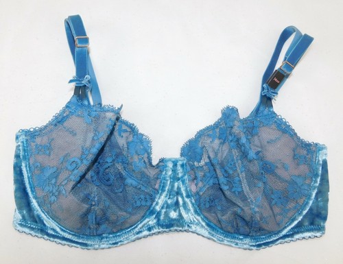 Victoria's Secret Size 34C 12C 34D 12D 34DD 12DD Blue Velvet Bra Dream ...