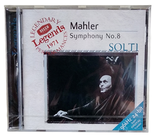 MAHLER: SYMPHONY NO.8 - SOLTI - 1999 CD Decca – 460 972-2 NEW, UNOPENED | eBay