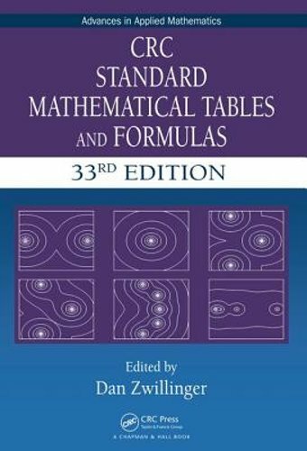 CRC Standard Mathematical Tables and Formulas by Daniel Zwillinger: New ...