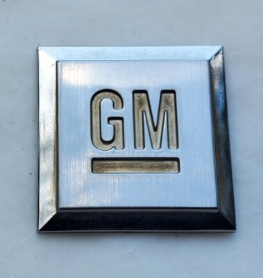 GM Emblem Symbol Sign Badge Insignia Nameplate Oem Genuine Factory ...