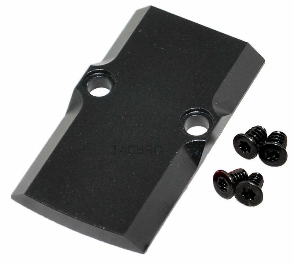 Black Anodized Aluminum Trijicon RMR Cover Plate for G17 G19 G26 Cut ...