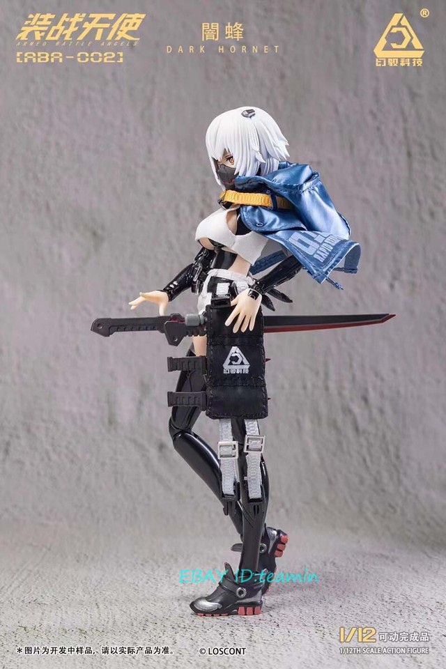 Loscont Armed Battle Angels ABA-002 Dark Hornet 1/12 Action Figure Gift ...