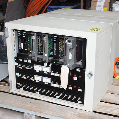 pair ABB Bailey DCS test racks io simulation PLC testing cabinets ...