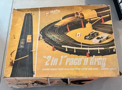 ELDON DODGE RACE N DRAG Set Vintage Track Play Set | eBay