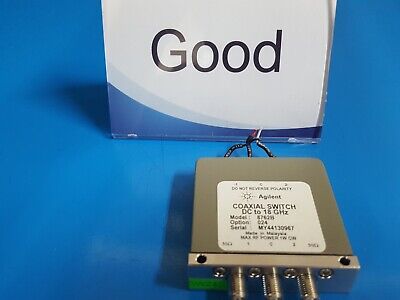Agilent 8762B: 3-Port Coaxial Switch, DC to 18 GHz, W/Opt. 024 (0967 ...
