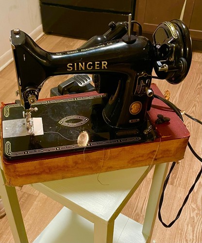 Vintage Singer 99K Sewing Machine 1920's With original Wooden case | eBay