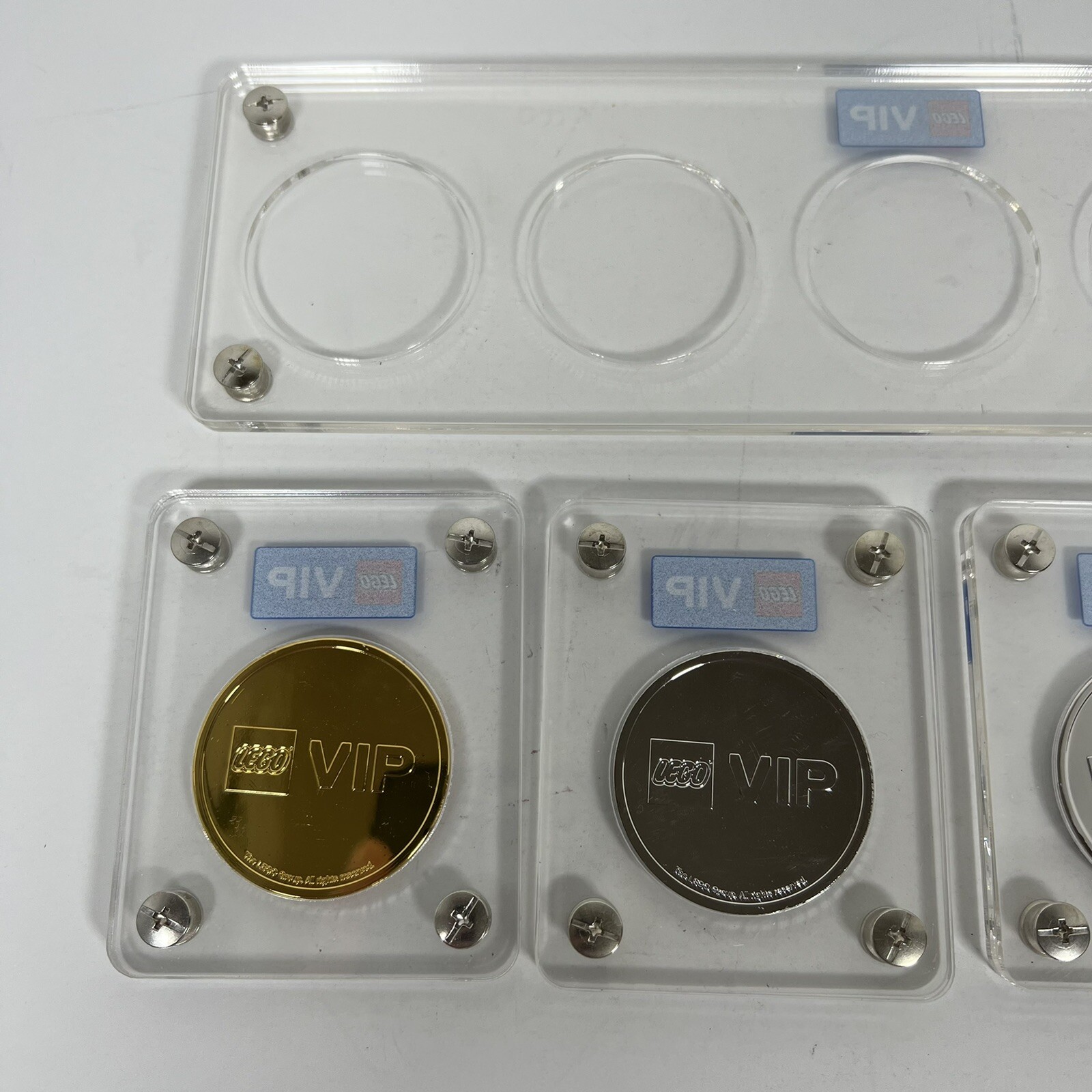 Lego VIP Coin Set of 4: Space, Octane, Castle & Pirate with 5-Coin ...