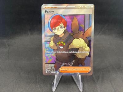 TRAINER PENNY 239/198 POKEMON SCARLET & VIOLET HOLO RARE | eBay