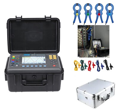 Three Phase Power Quality Analyzer & Energy Logger with Current Clamp ...