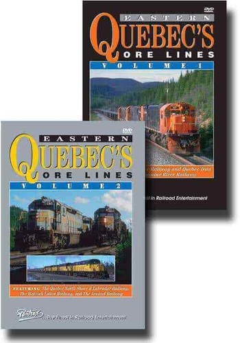 Eastern Quebec's Ore Lines - 2 DVD Set - Pentrex Train Video ...