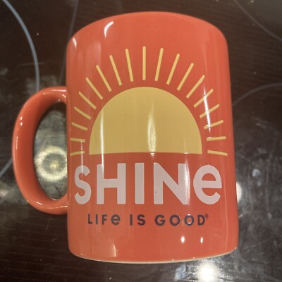 Shine Mug Coffee Tea - Unplug- Jake's Mug - Orangey,pink,peachy color ...