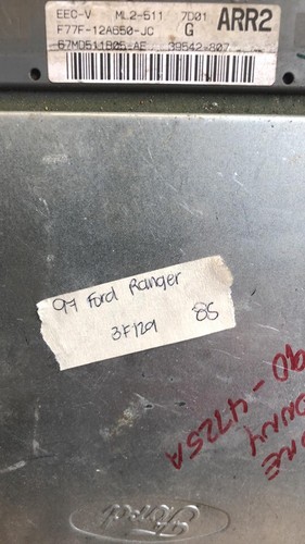 F77F-12A650-JC ECM ECU Computer 1997 Ford Ranger Mazda B3000 Testato | eBay