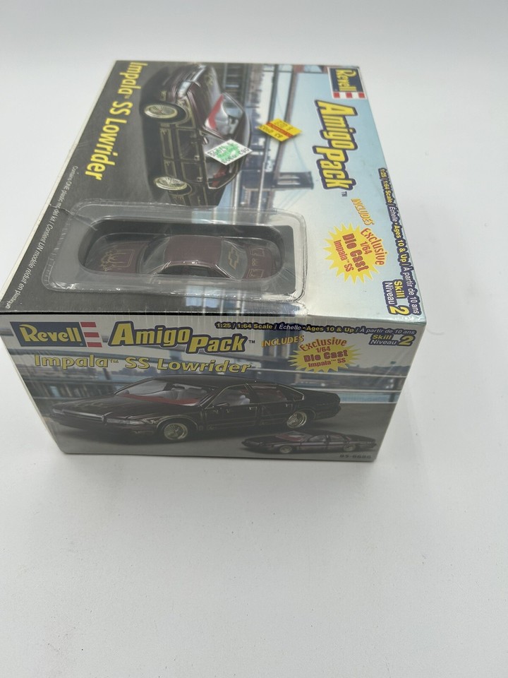 Revell Impala SS Lowrider Amigo Pack 1/25 Model Kit + Diecast 85-6686 ...
