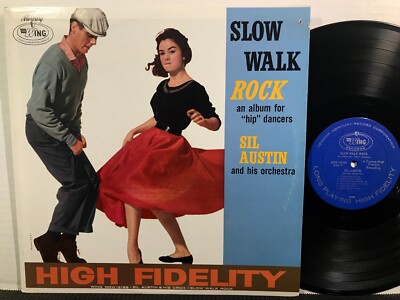 SIL AUSTIN Slow Walk Rock An Album for Hip Dancers LP MERCURY MONO DG ...