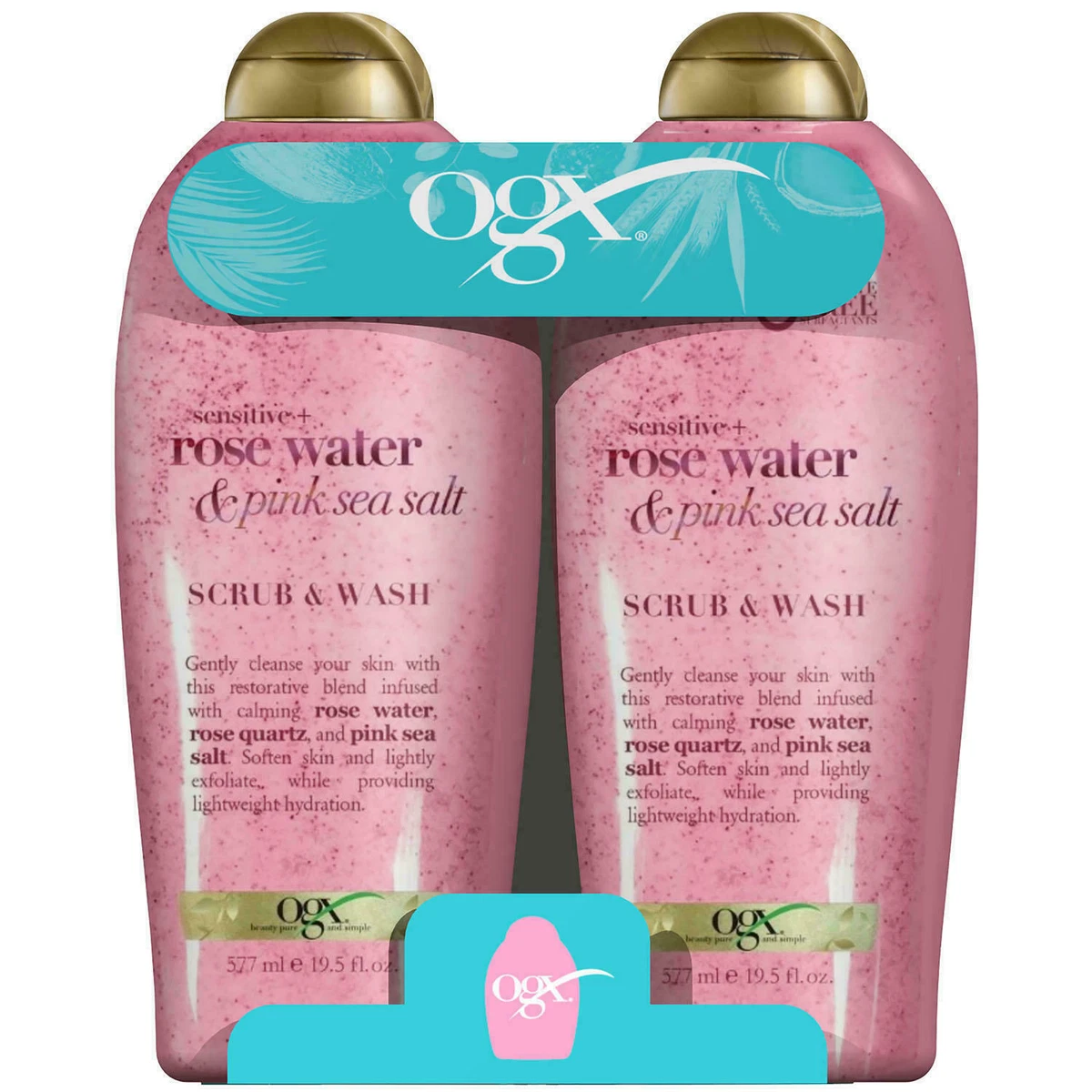 Ogx Rosewater & Pink Sea Salt Clearance | www.farmhouse-furniture.co.uk