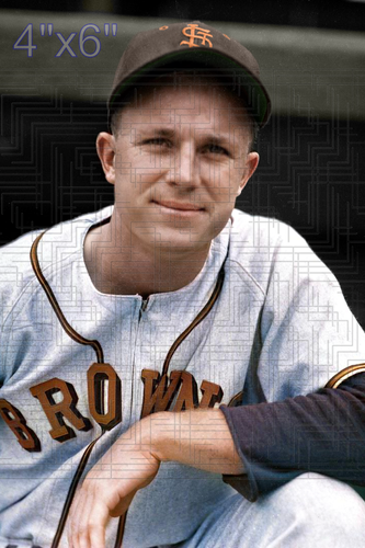 Owen Friend - 1950 St. Louis Browns - choose a style - colorized print ...