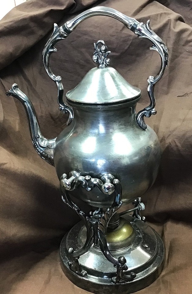 #2 Antique Copper Silver-Plated Teapot | eBay
